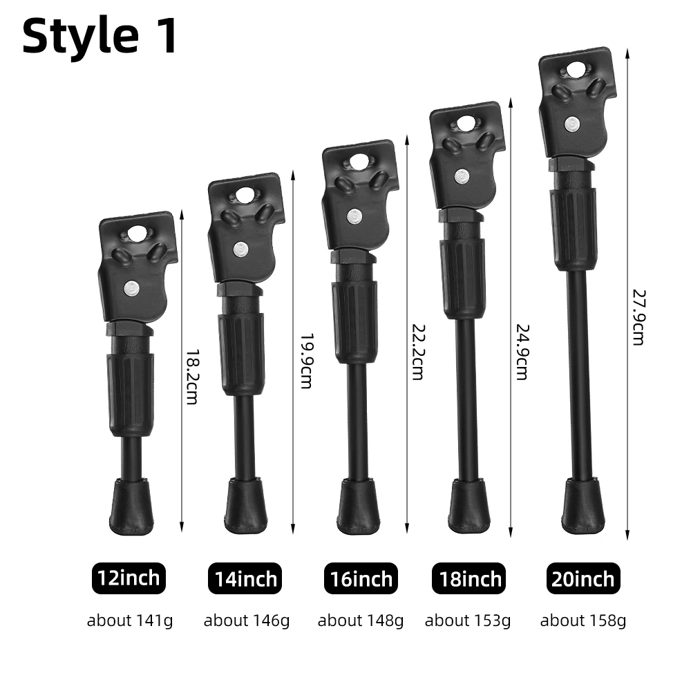 Kids-Bike-Kickstand-Parking-Stand-Foot-Brace-Children-Bicycle-Side ...