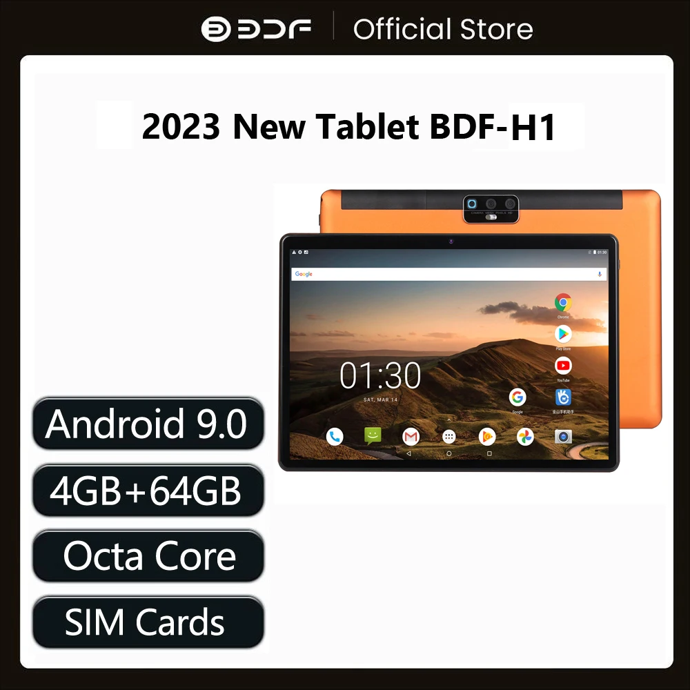 10.1 Polegada Tablet Pc 4gb/64gb Octa Coreduplo Sim Cartões 3g Telefone ...