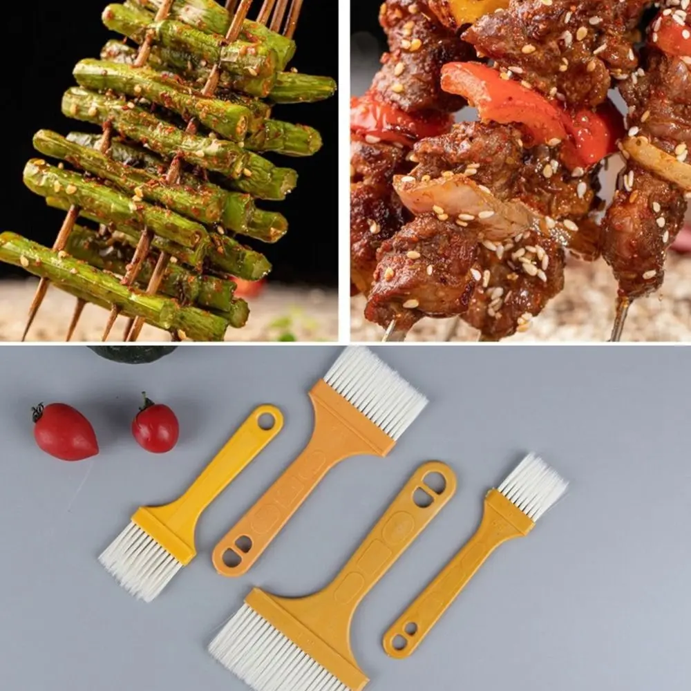 Thin Handle Barbecue Brush PET Plastic Kitchen Tool Butter Oil Brushes ...