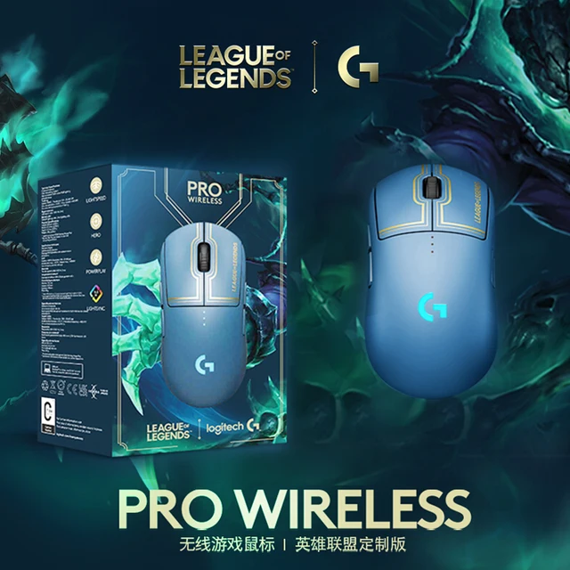 LOL-ratón Hextech GPW + auriculares gpro x + Teclado mecánico gprox, versión personalizada, nuevo