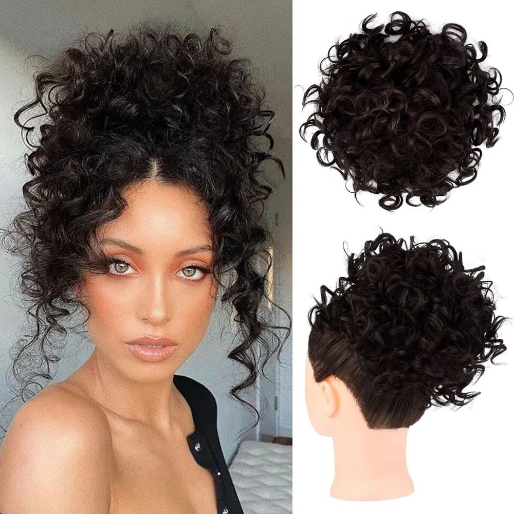 Synthetic-High-Heat-Resistant-Material-High-Puff-Afro-Ponytail ...