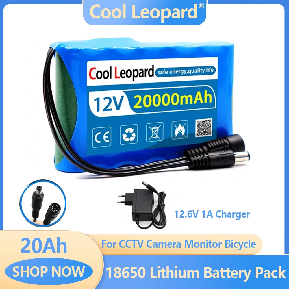 12V-Lithium-Battery-Packs-50000mAh-18650-3S2P-Rechargeable-Battery-For ...