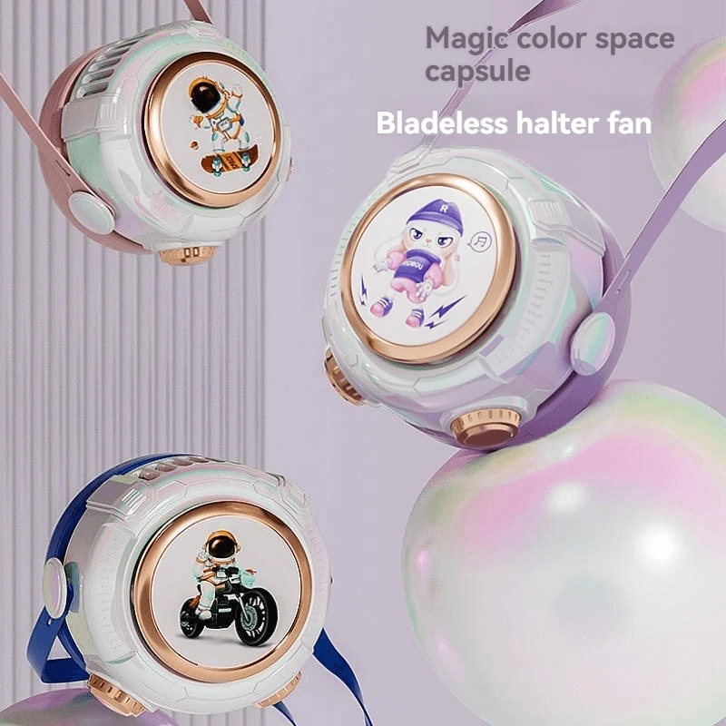 Rabbit-Astronaut-USB-Small-Fan-Mini-Student-Portable-Lazy-Man-Hanging ...