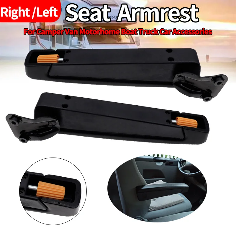 Universal Left/Right Side Adjustable Car RV Seat Armrest Hand Holder ...