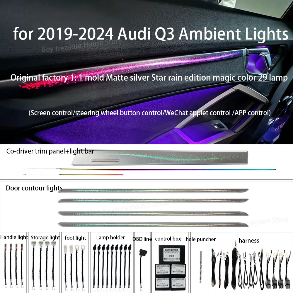 Ambient-Light-For-Audi-Q3-2019-2024-RGB-dynamic-Atmosphere-Lamp ...