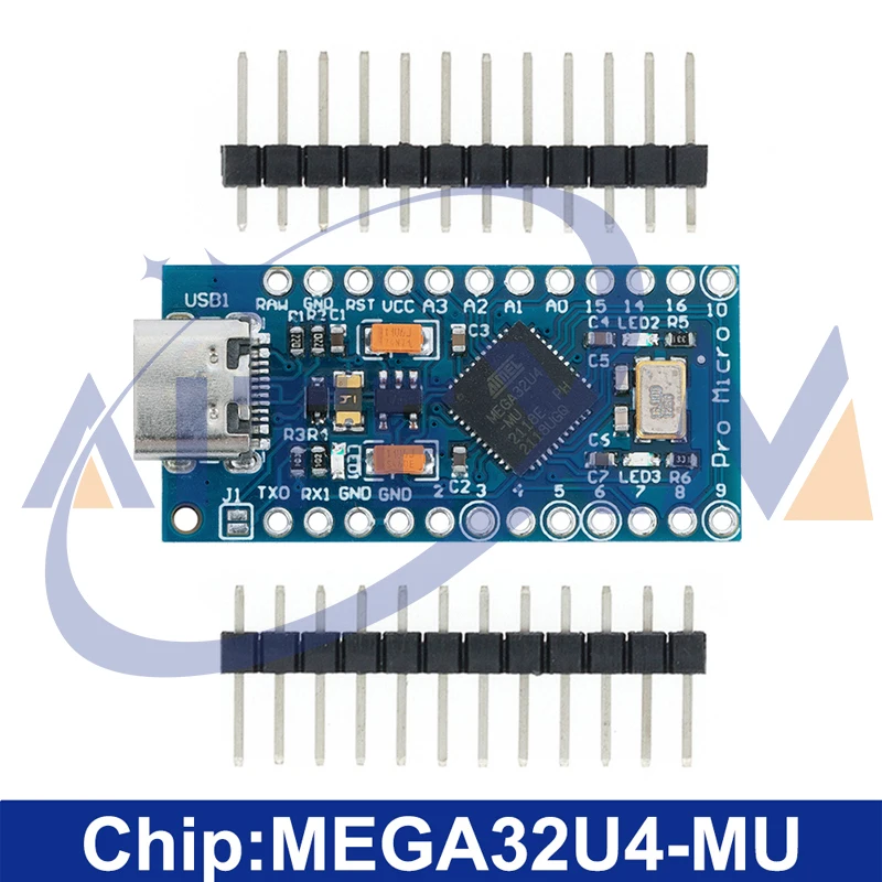 MICRO/MINI/TYPE-C USB ATMEGA32U4 Module 5V 16MHz Board For Arduino ATMEGA32U4-AU/MU Controller ...