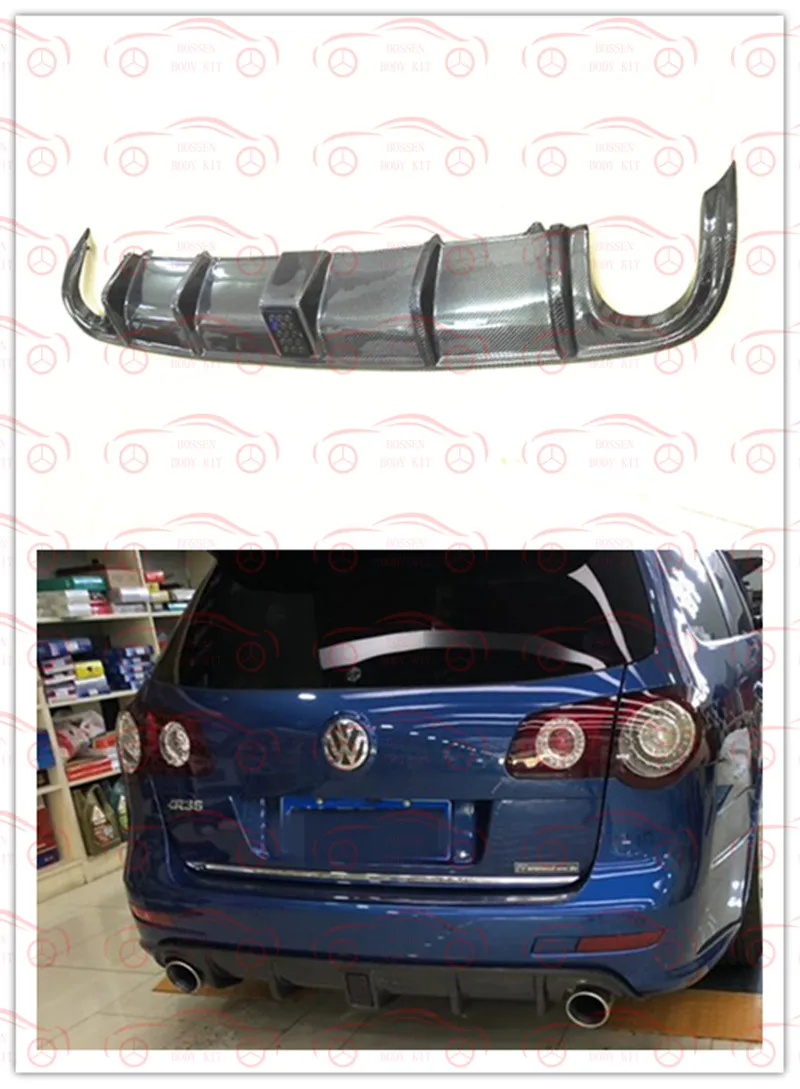 Suitable for 07-10 Volkswagen R36 carbon fiber, rear lip diffuser body kit