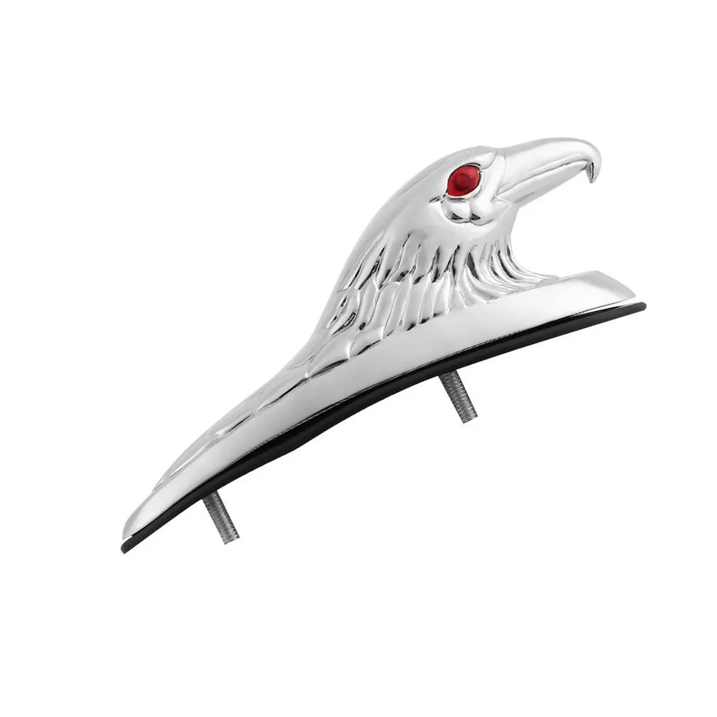 Chrome-Eagle-Head-Shape-Design-ATV-Front-Fender-Frame-Ornament-Front ...