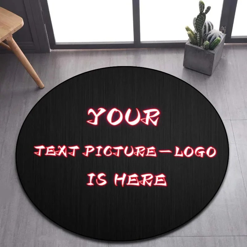 Custom-Logo-Mat-Circle-Carpet-Anti-Slip-Round-Area-Rug-Large-for-Home ...