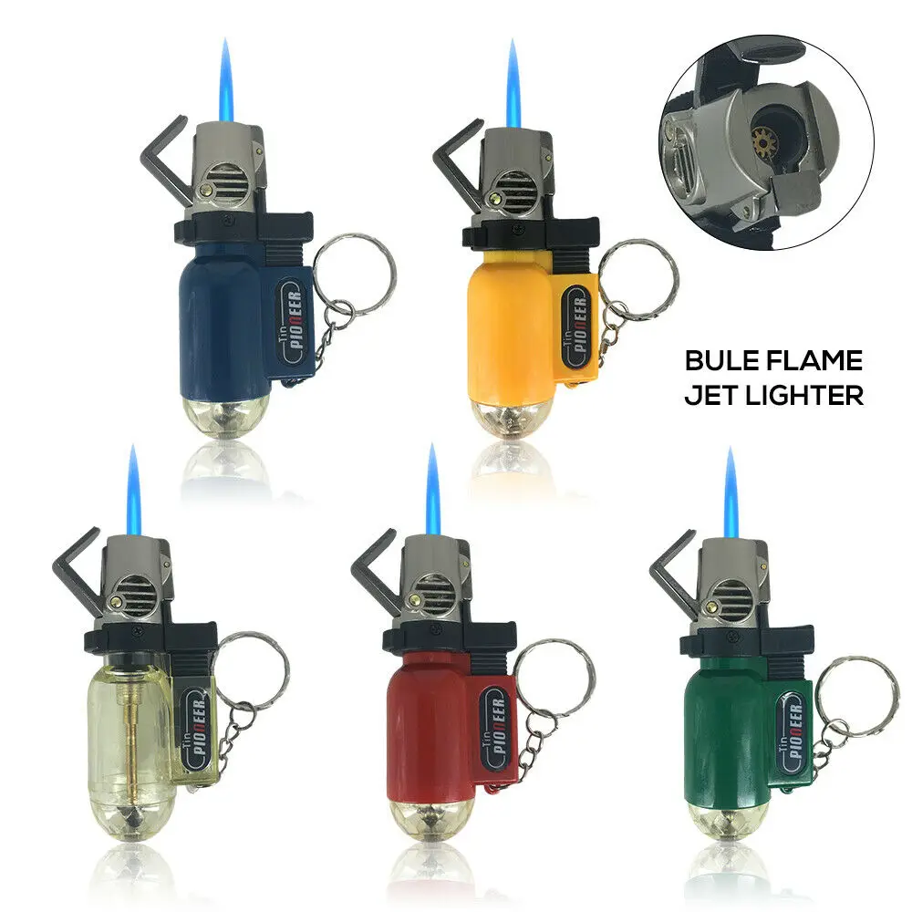 5-pcs-lot-Mini-Gas-Lighter-Windproof-Blue-Flame-Jet-Torch-Lighters-with ...