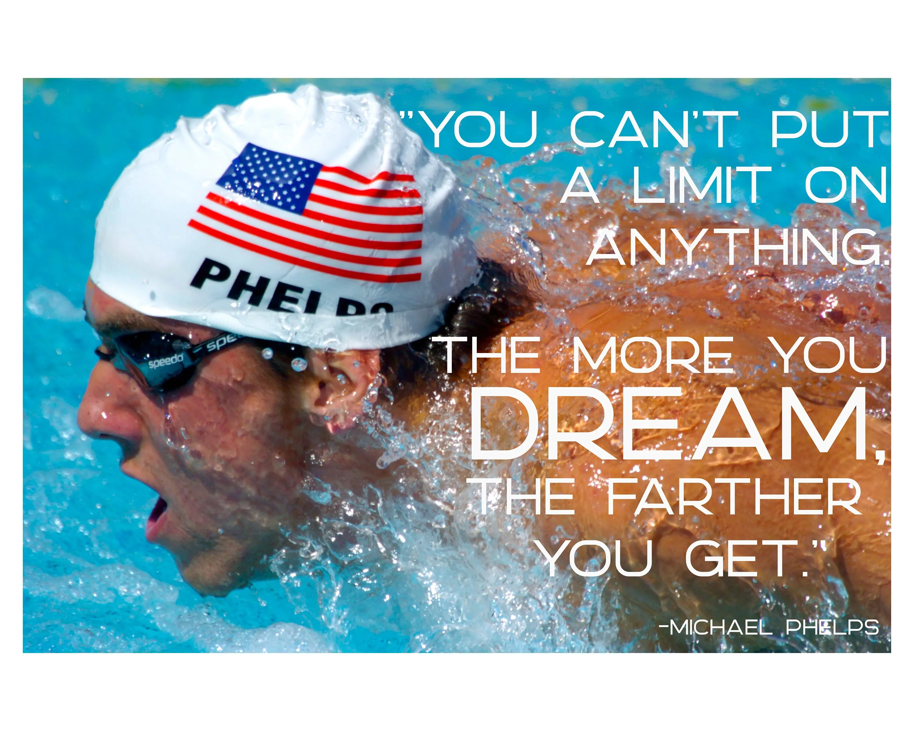 Michael Phelps Speedo Poster