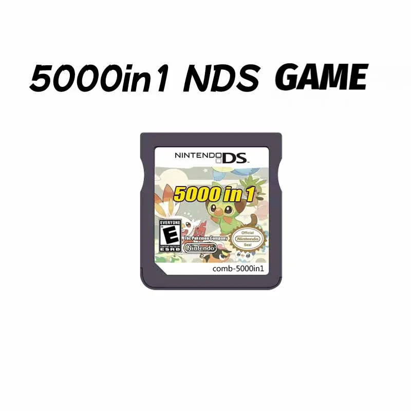 5000 in1 NDS 3DS FC GBA PCE-ROMS Atari ColecoVision Pokemon Mario ...