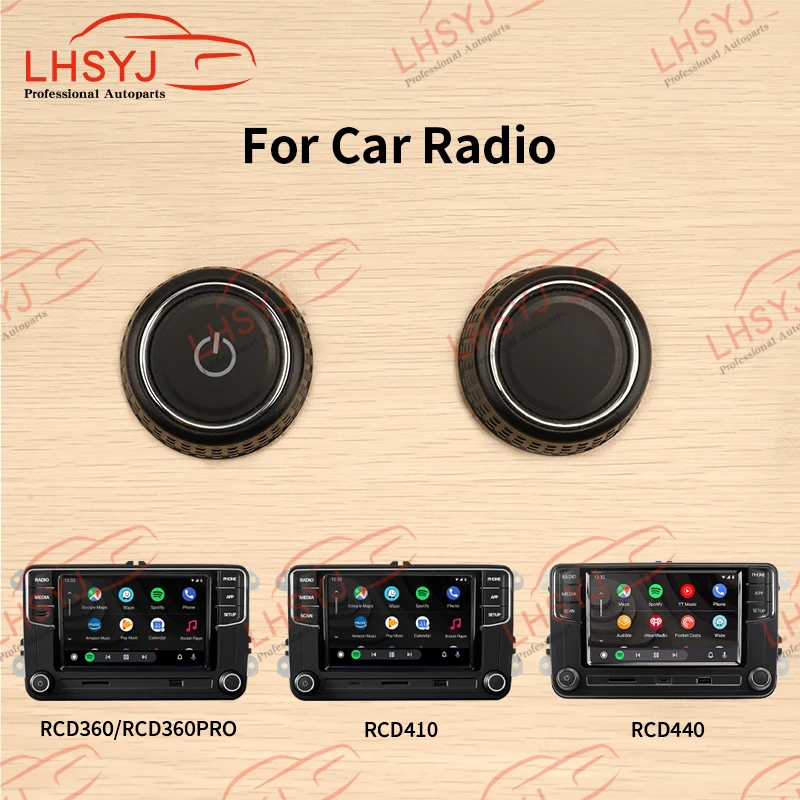 Car-Radio-Button-Switch-Volumn-Adjustment-Button-Knob-for-VW-MIB-Noname ...