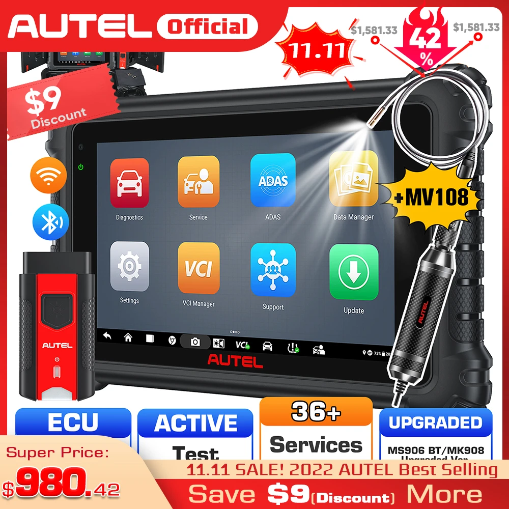 Newest Autel MaxiCOM MK906PRO Diagnostic Tool, MK906 Pro OBD2 Auto Car ...