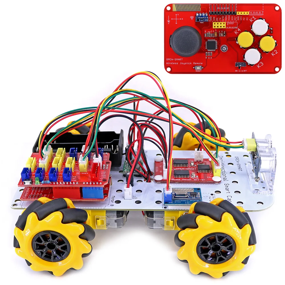 360-Degree-Omnidirectional-Wireless-JoyStick-Remote-Control-4WD-Smart ...