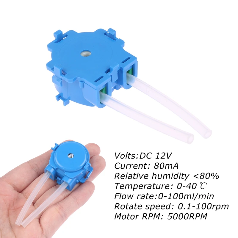 12V-DC-Dosing-Pump-Peristaltic-Dosing-Head-Pump-with-Connector-for ...