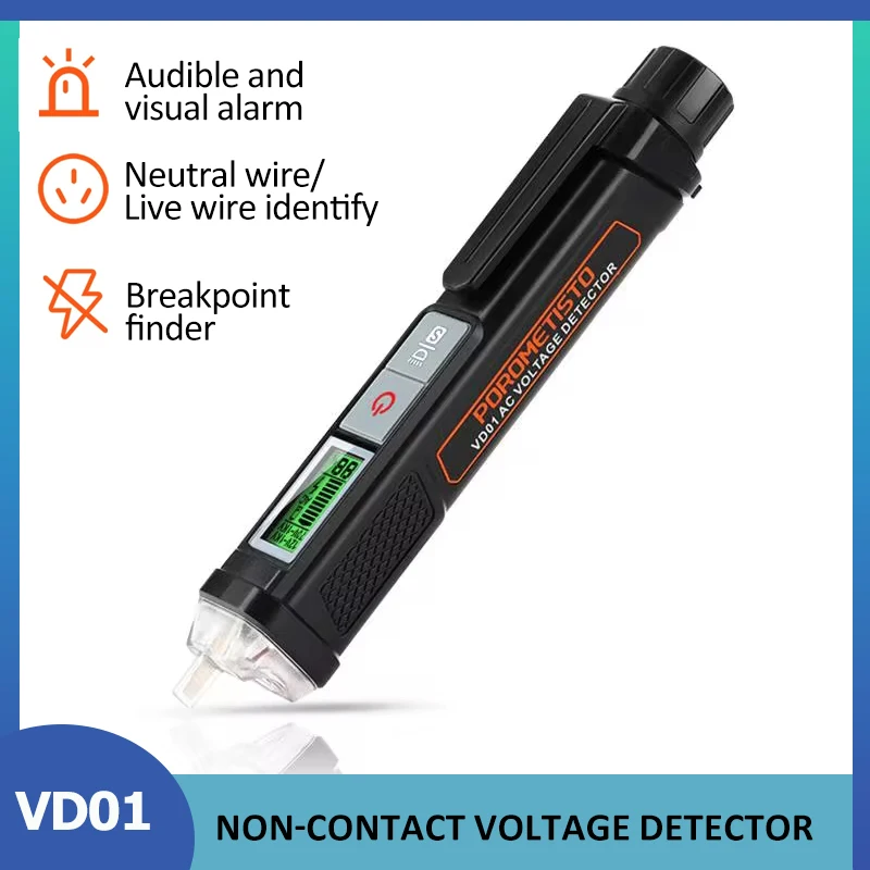 Non-Contact-Voltage-Detector-Electrical-Pen-12-1000V-AC-Voltage-Tester ...