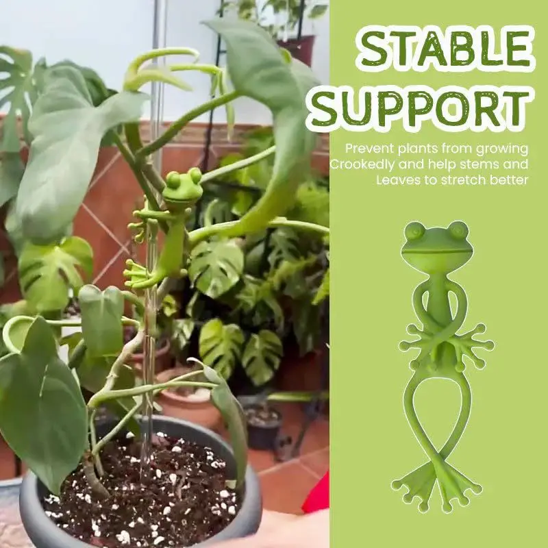 Frog-Shaped Reusable Plant Tie – Garden Exploration