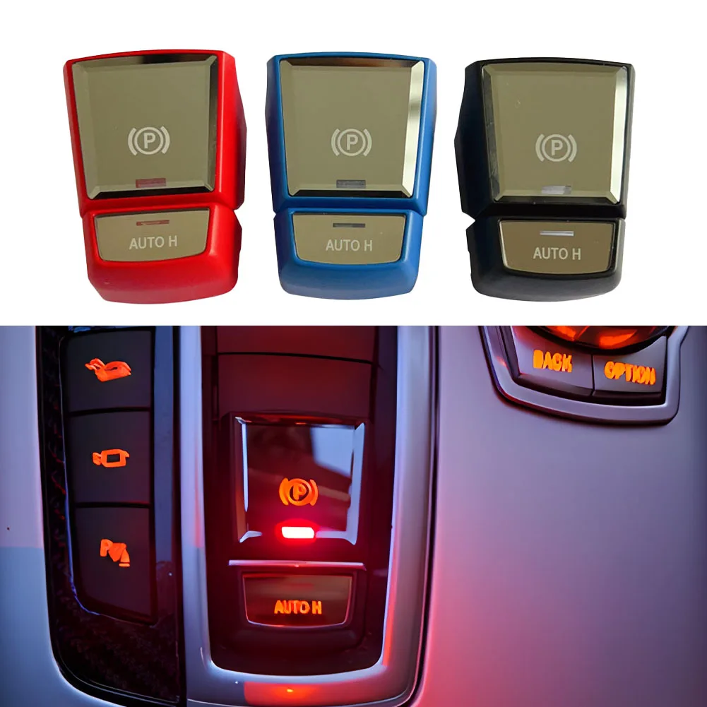 Newest-Car-Handbrake-Parking-Brake-P-AUTO-H-Button-Switch-Cover-For-BMW ...
