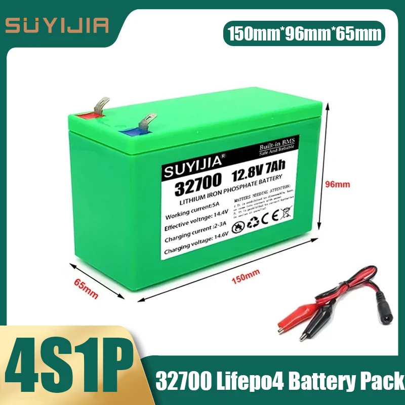 32700-12-8V-battery-pack-7000mAh-4S1P-Lifepo4-suitable-for-electric ...