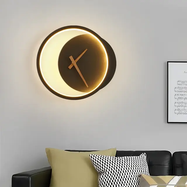 Led Wall Clock | Modern Lamp Clock | Free Global Delivery
