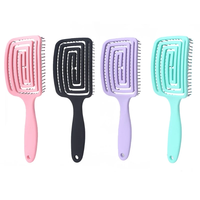 Professional-Vented-Hair-Brush-Comb-Anti-Static-Scalp-Massage-Wet-Dry ...