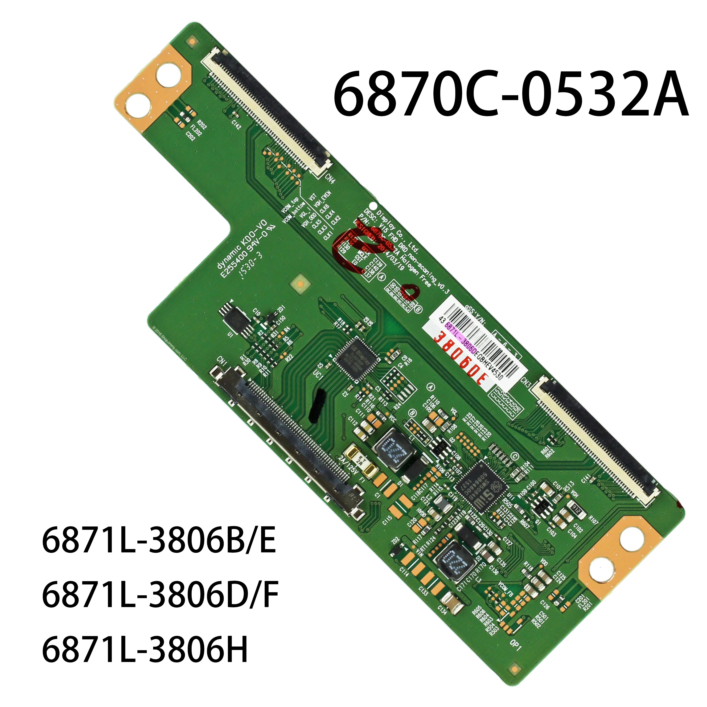 6870C-0532A-6871L-3806D-T-Con-Board-for-LG-43LF5400-UB-43LH5500-UA ...