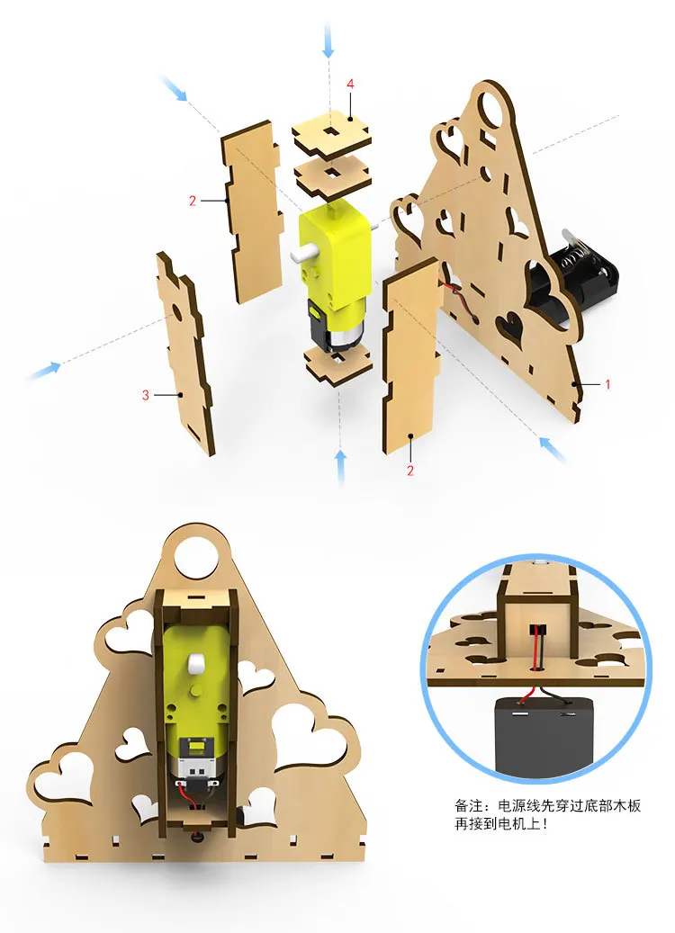 Ferris Wheel Gear Transmission Torque Principle Assembly Model DIY Kit ...