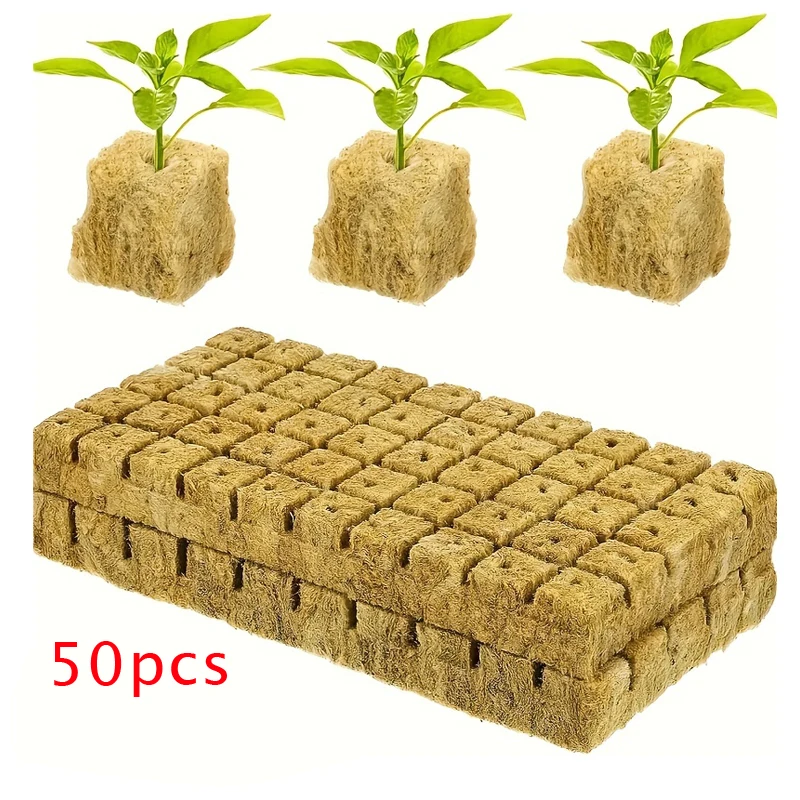 Stonewool-hidrop-nico-Grow-Media-Cubes-Substrato-Soilless-Semeado-Rock ...