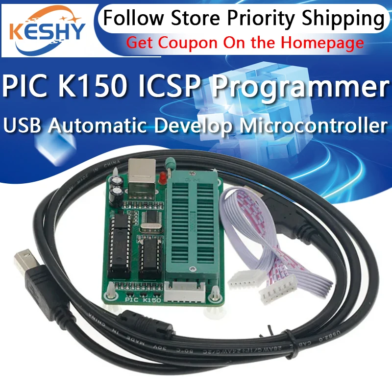 PIC K150 ICSP Programmer USB Automatic Programming Develop ...