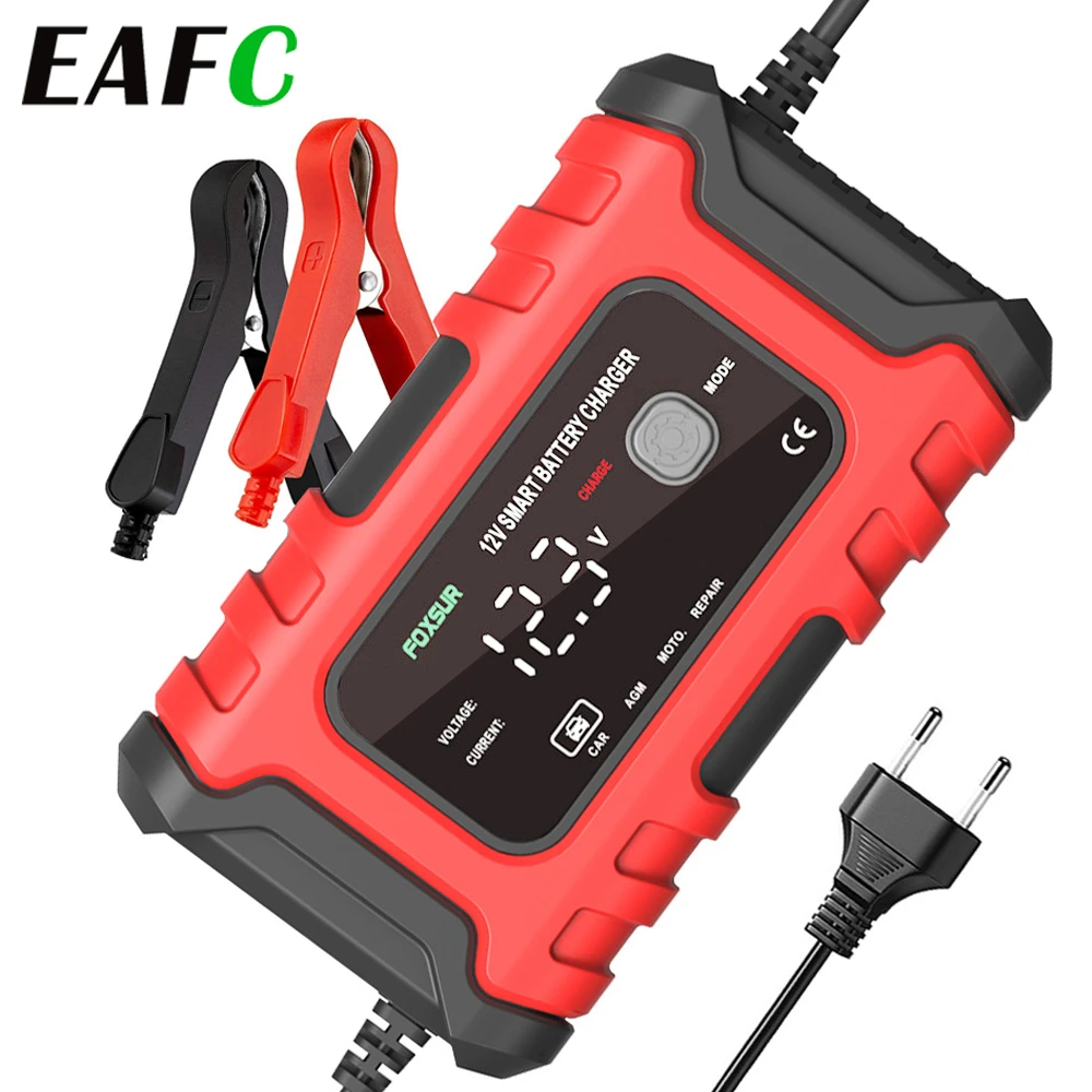 Universal Repair Battery Charger 12v 6a Intelligent Suv Car Motorcycle ...