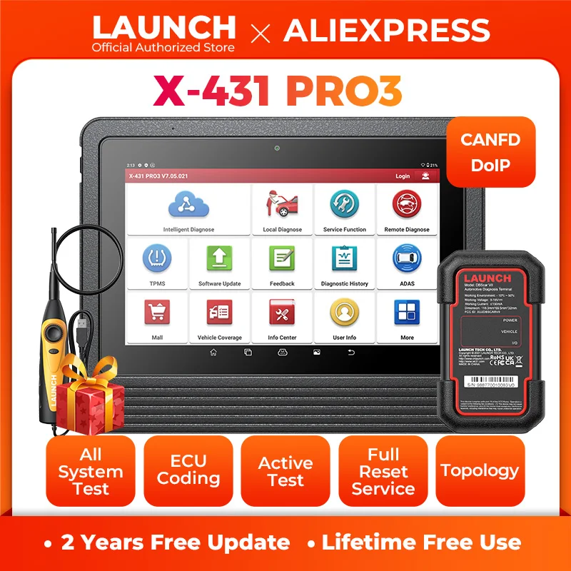 LAUNCH-X431-V-Plus-PRO3-10-Diagnostic-Tools-Car-Auto-OBD2-Scanner-Mechanical-Workshop-Automotive ...