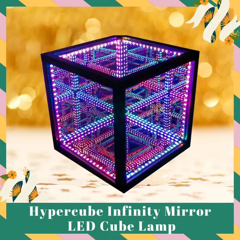 Infinite Phantom Mirror Led Hypercube Tunnel Bar Music Interactive Control Lamp Creative Gift ...