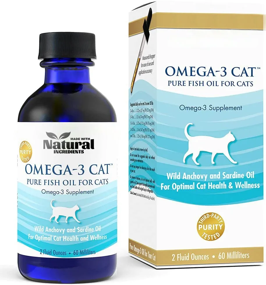 2-Fluid-Ounces-60ml-Pet-Omega-3-Pure-Fish-Oil-for-Cats-Heart-Skin-Coat ...