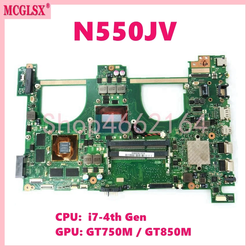 N550JV-i7-4th-Gen-CPU-GT750M-GTX850M-GTX950M-GPU-Mainboard-For-ASUS ...