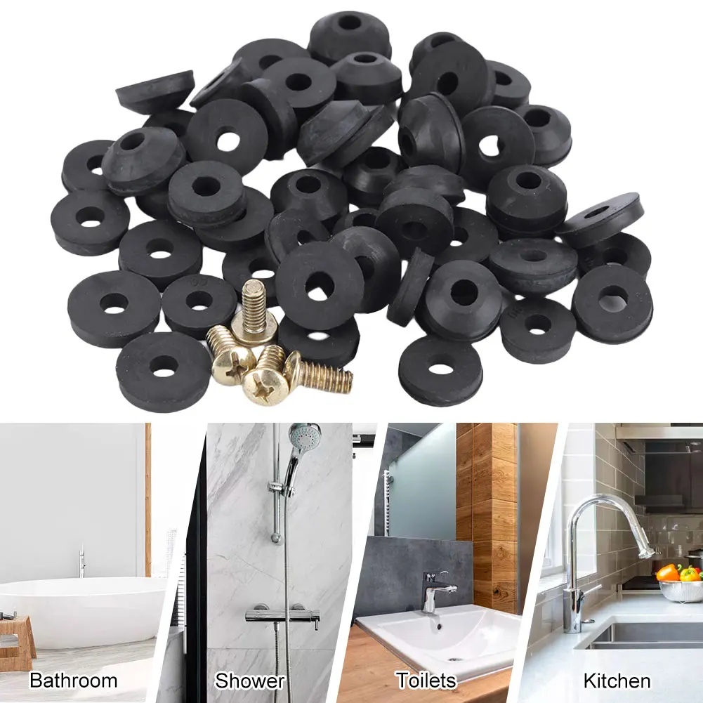 48PCS-Plumbing-Faucet-Seal-Washer-O-ring-Rubber-Faucet-Washer ...