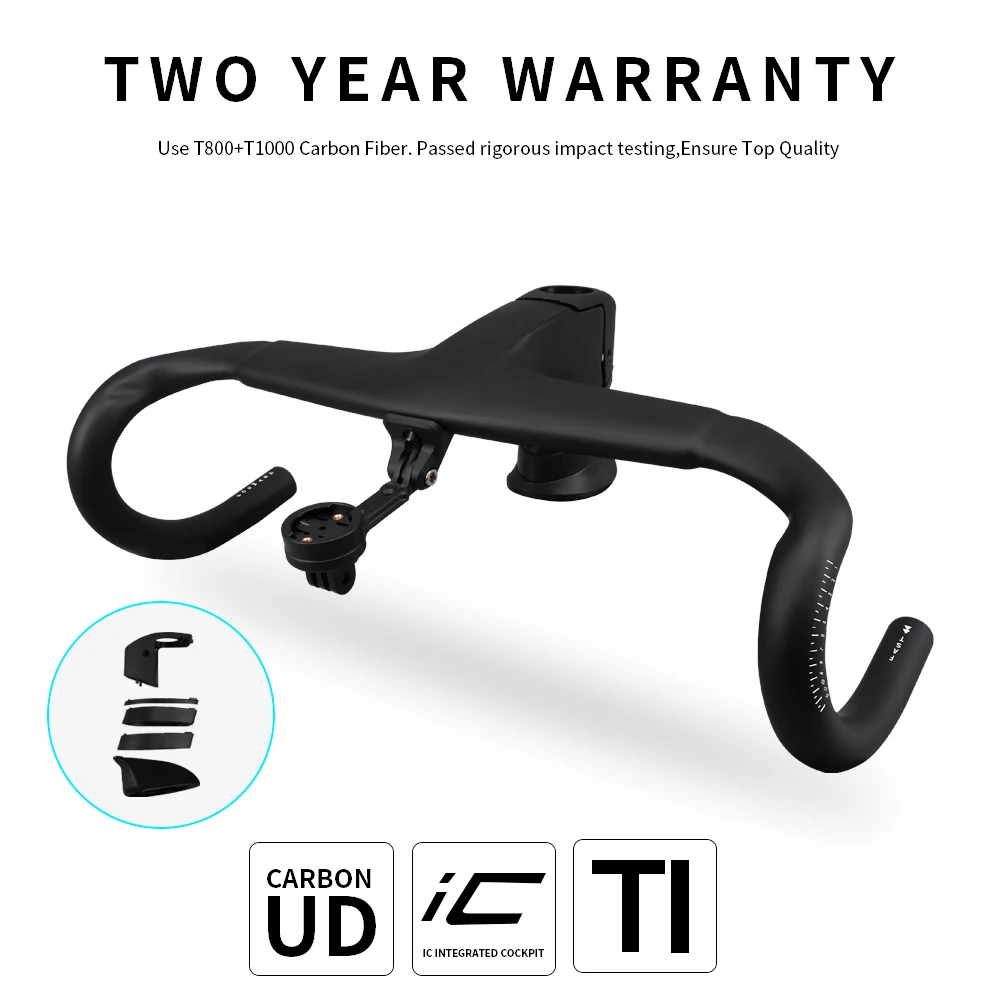 T1000-Carbon-Integrated-Carbon-Road-Handlebars-Full-Inner-Cable-Super ...