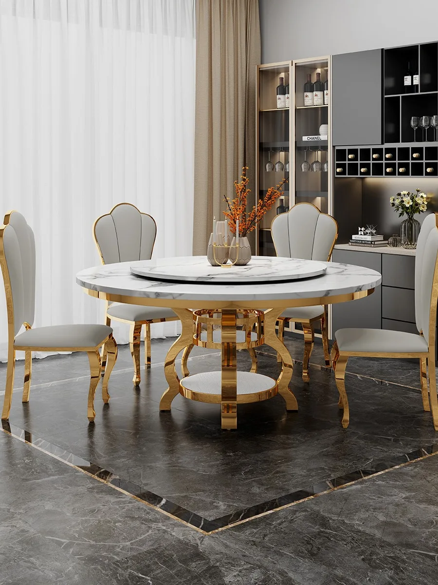 Round Dining Table For 6 Contemporary