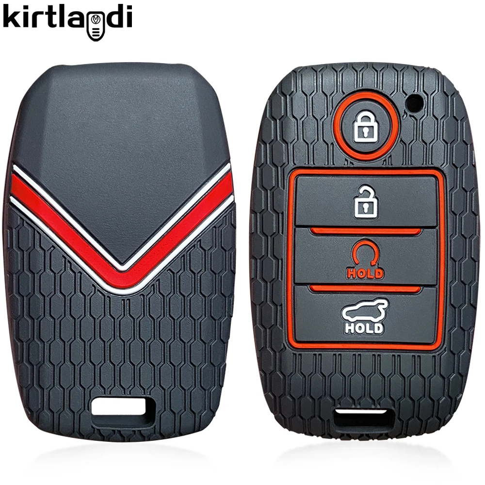 Silicone Remote Smart Key Cover Car Key Case For Kia Sportage Sorento ...
