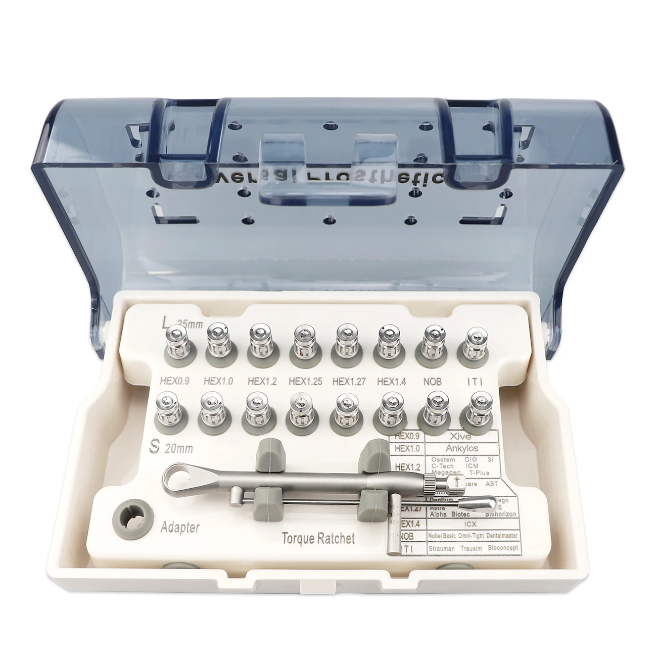 Free Shipping Dental Universal Implant Torque Screwdrivers Wrench Kit ...