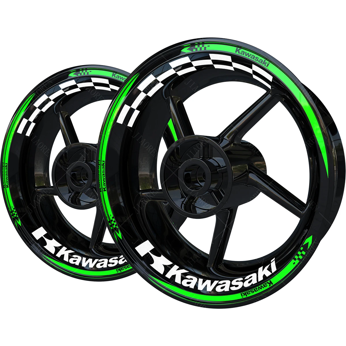 For-Kawasaki-Wheel-Stickers-Moto-Racing-Rim-Decals-Logo-Emblem-Z1000 ...