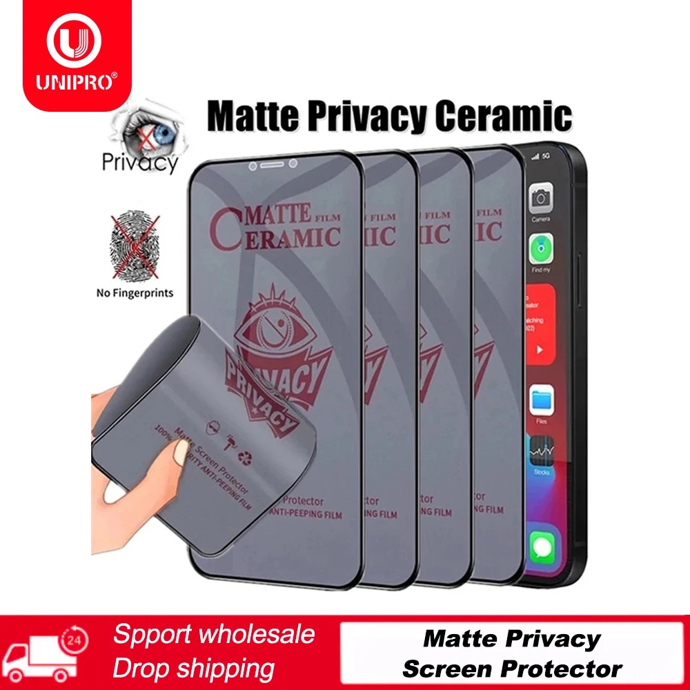 3Pcs-Matte-Privacy-Screen-Protector-For-iPhone-15-14-11-12-13-Pro-Max ...