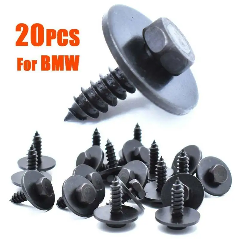 20pcs-Car-Hex-Head-Screw-For-BMW-07147129160-Fender-Liner-Air-Duct ...