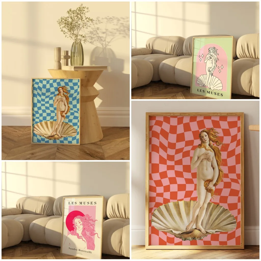 Retro-Trendy-Wall-Art-Greek-Mythology-The-Birth-of-Venus-Canvas ...