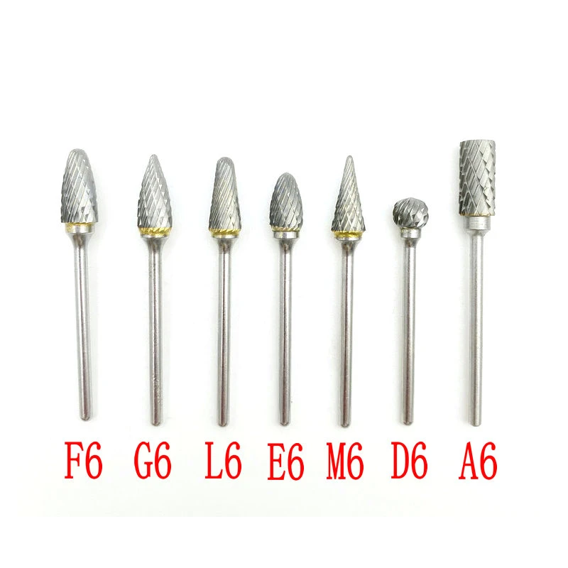 1pcs Tungsten Steel Carbide Bur Cutter Rotary Tool Burr Double Diamond ...