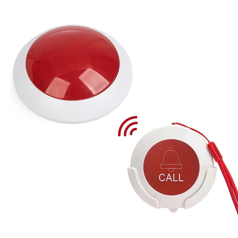 Caregiver-Pager-Wireless-Call-Button-Nurse-Call-Alert-Patient-Help ...