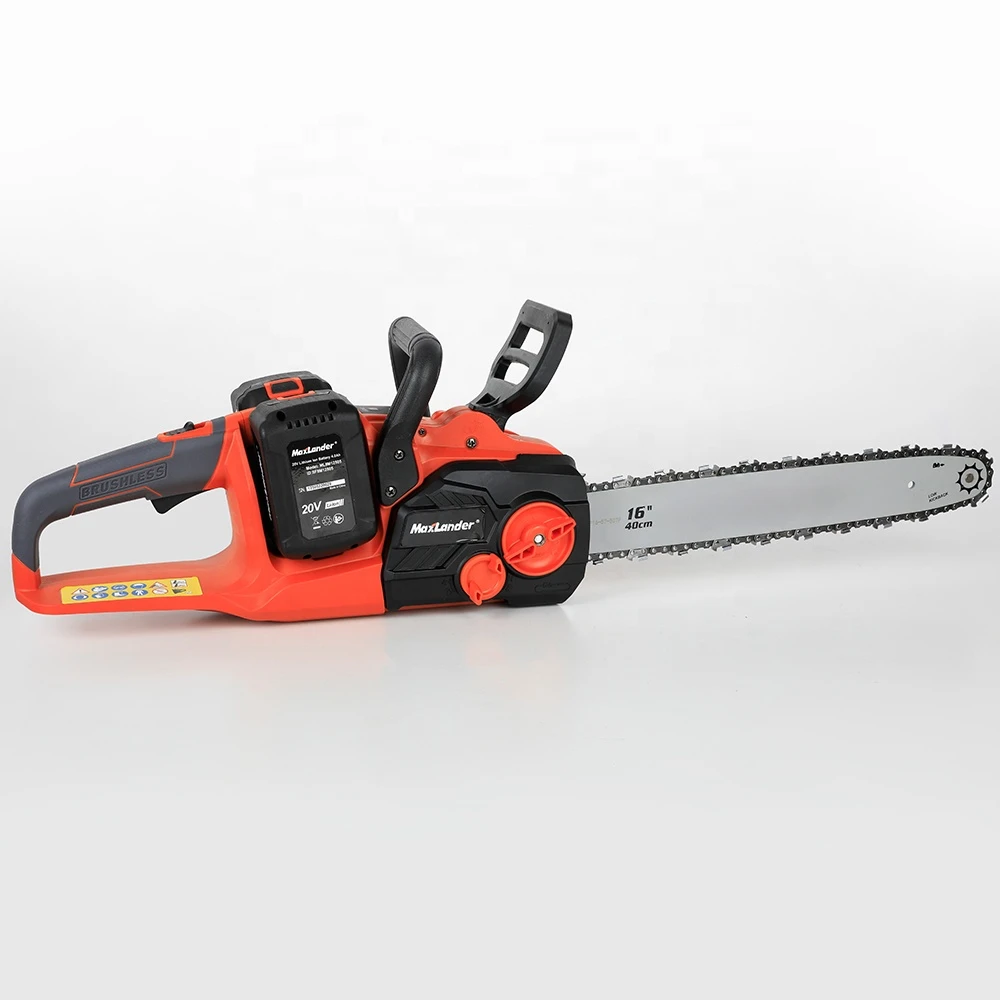 40V Lithium Battery Electric Wood Cutter Cutting Machine Cordless Chain ...