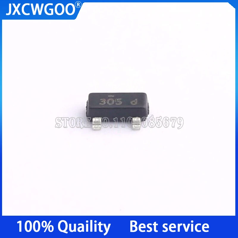 10PCS 100%Nuevo Original FDV305N 305 SOT 23 3 20V, 0.9A, 220m Ω MOSFET ...