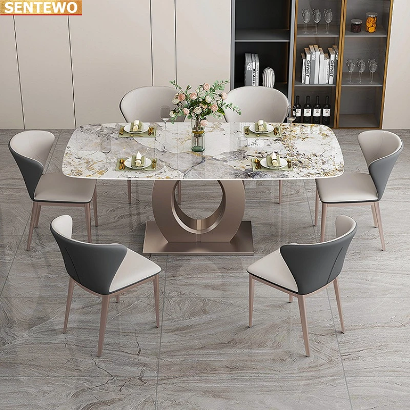 Marble Slab Dining Table