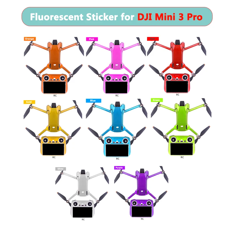 Protective-Luxury-Fluorescence-Drone-Sticker-for-DJI-Mini-3-Pro-Skin ...